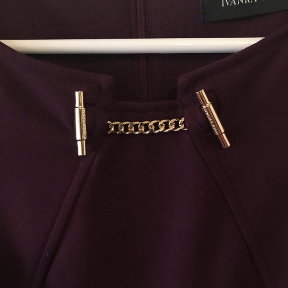 Ivanka Trump | Dresses | Ivanka Trump Dark Purple Dress | Poshmark